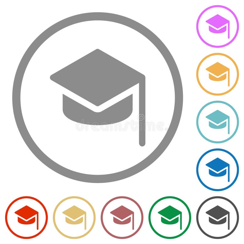 Flat Graduation Icons Stock Illustrations – 11,095 Flat Graduation Icons Stock Illustrations ...