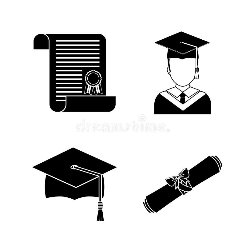 Graduation icon design stock vector. Illustration of academic - 67907611