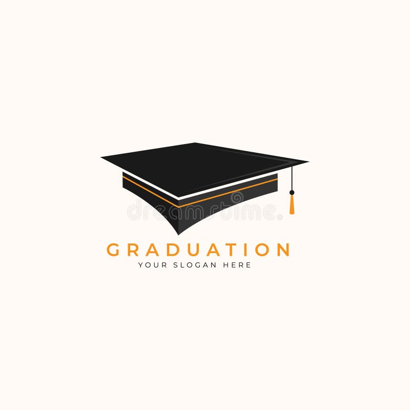 Graduation Icon Logo Concept Vector Design Stock Vector - Illustration ...