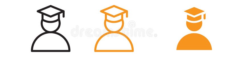Graduation Icon Set Scholarly Success Illustrations for Academic and ...