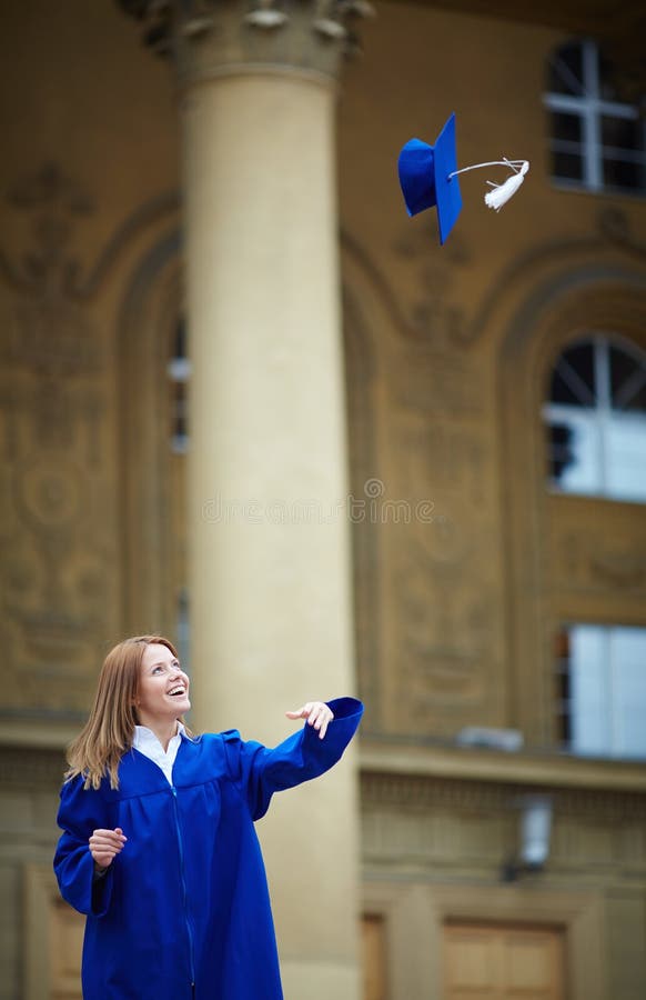 Graduation joy stock image. Image of confident, commencement - 57053225