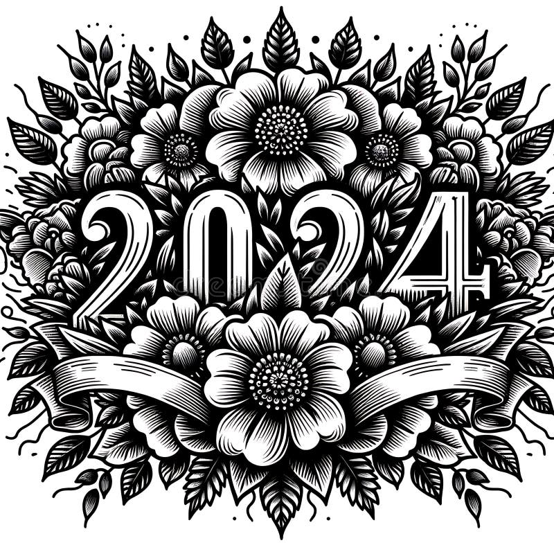 Graduation Label Design. Class of 2024 Stock Illustration ...