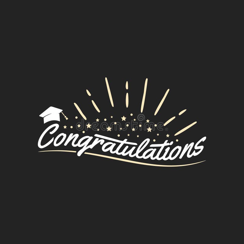 Graduation 2021 Lettering Quotes Typography Design Stock Vector ...