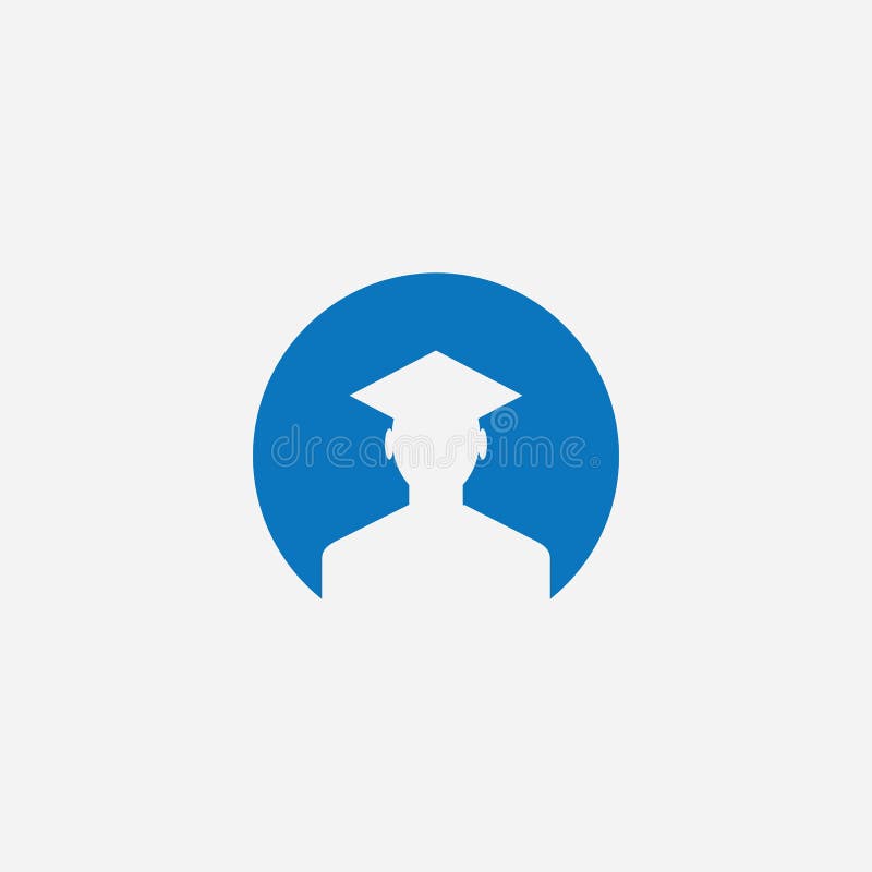 Graduation logo template stock illustration. Illustration of design ...