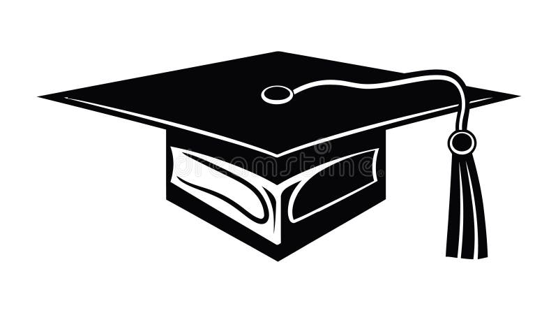 Graduation Logo Template Design Elements. Vector Illustration. Stock ...