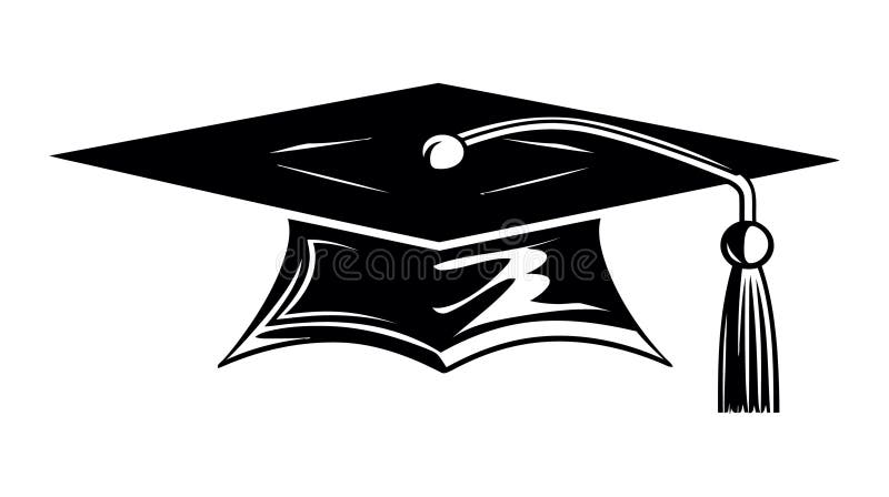 Graduation Logo Template Design Elements. Vector Illustration. Stock ...