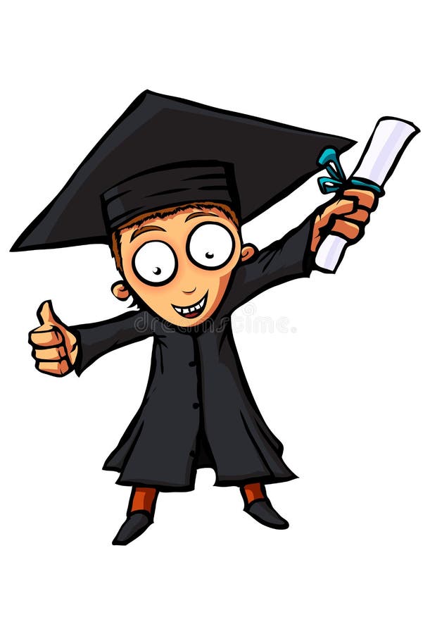 Graduation man stock vector. Illustration of graduation - 34013190