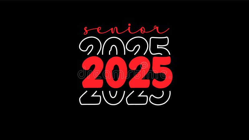 Graduation Quote Class of 2025 Typography Senior Graduation Retro ...