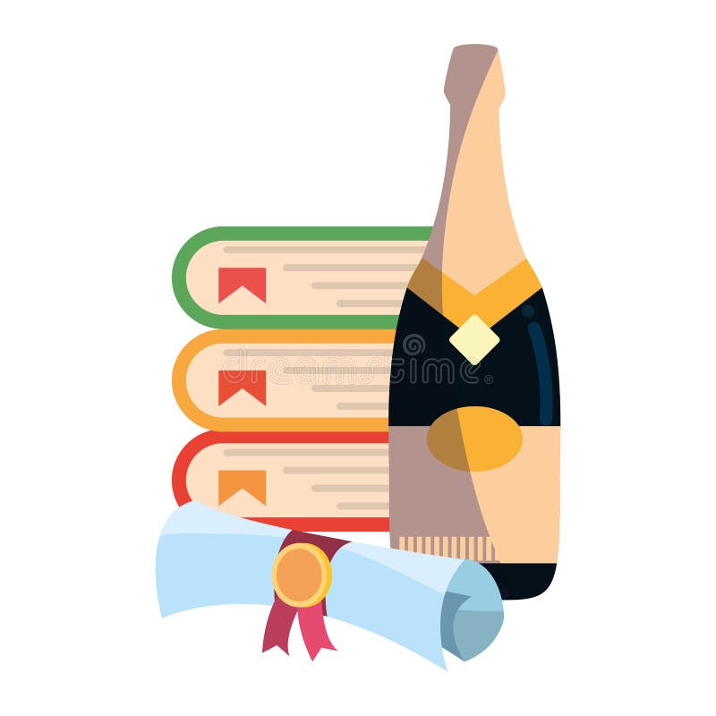 Graduation School Celebration Stock Vector - Illustration of ceremony ...