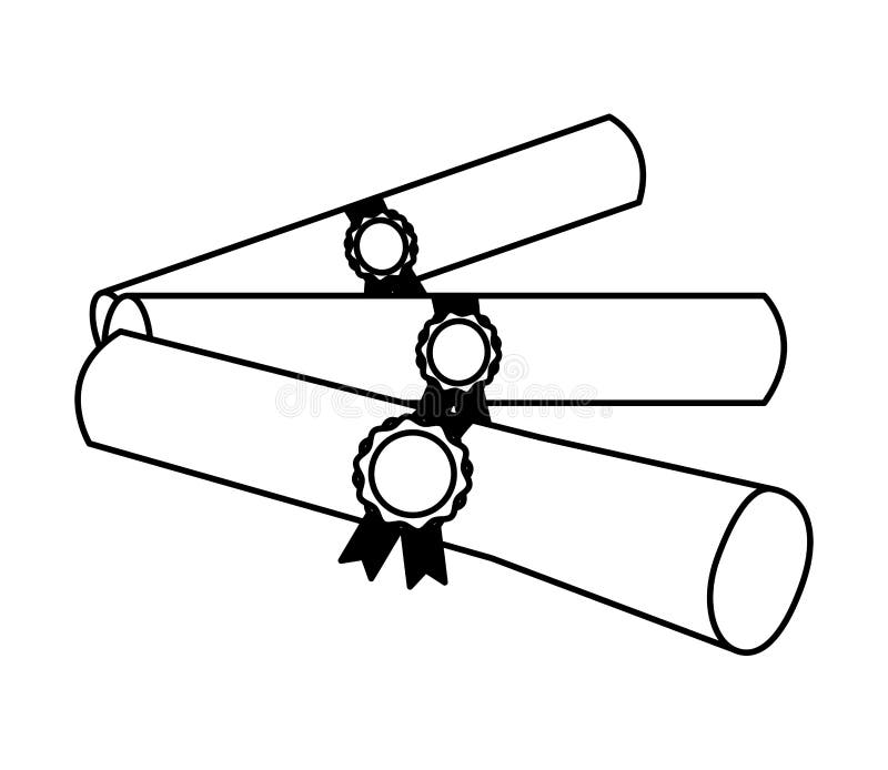 Diploma Rolls Stock Illustrations – 59 Diploma Rolls Stock ...
