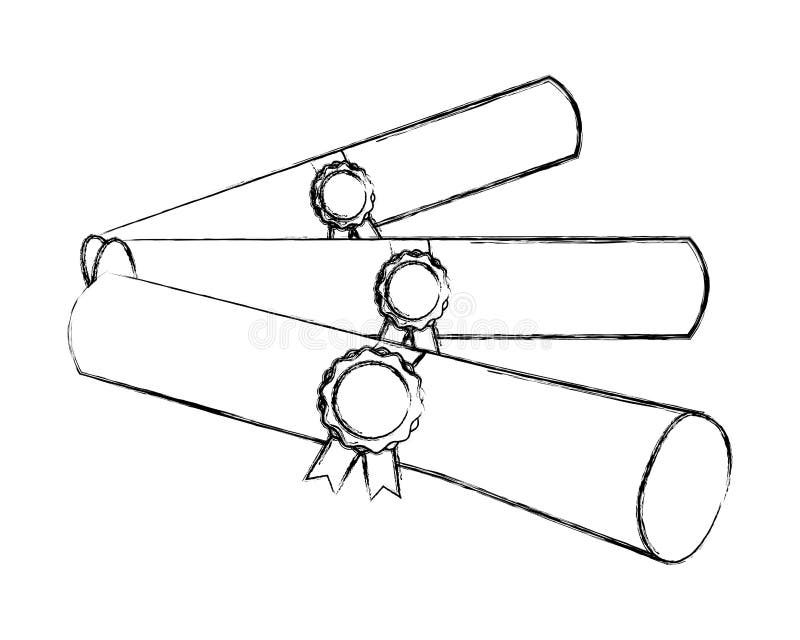 Diploma Rolls Stock Illustrations – 59 Diploma Rolls Stock ...
