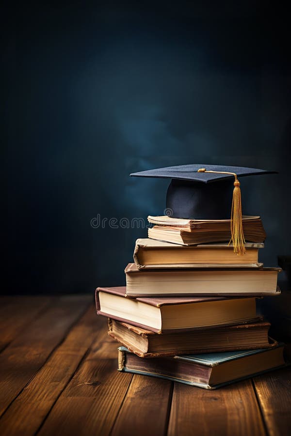 Graduation Stack stock illustration. Illustration of wisdom - 366391005