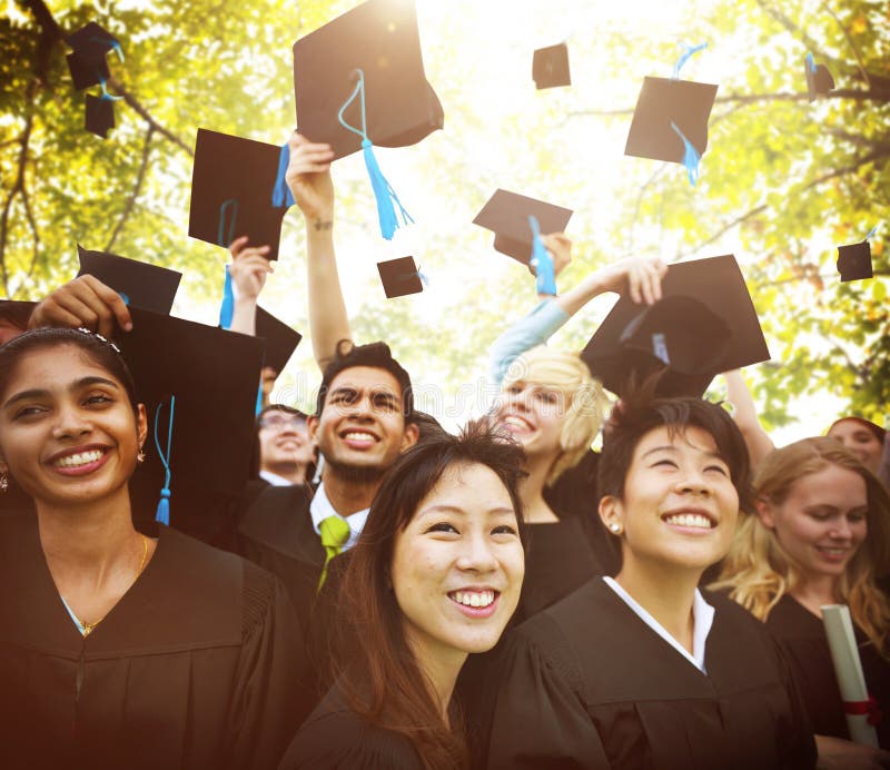 Graduation Student Commencement University Degree Concept Stock Image ...
