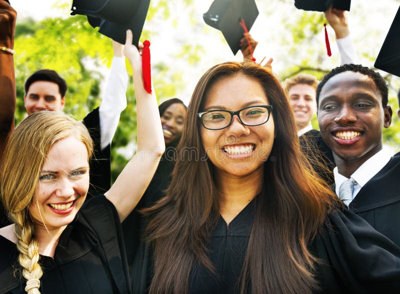 Graduation Student Commencement University Degree Concept Stock Image ...