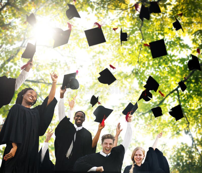 Graduation Student Commencement University Degree Concept Stock Image ...