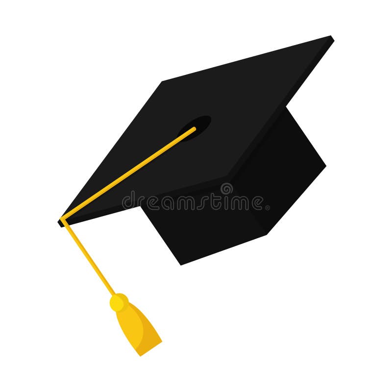 Graduation student hat stock illustration. Illustration of universityl ...