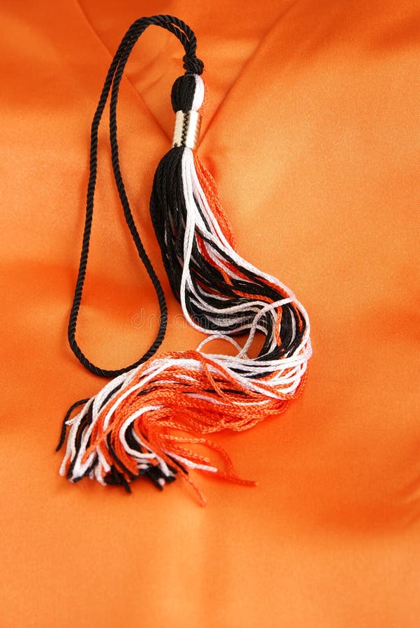 Graduation Tassel stock image. Image of orange, event - 9673317