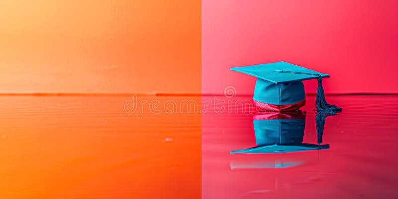 Graduation Time in Educational Institutions. Stock Image - Image of ...
