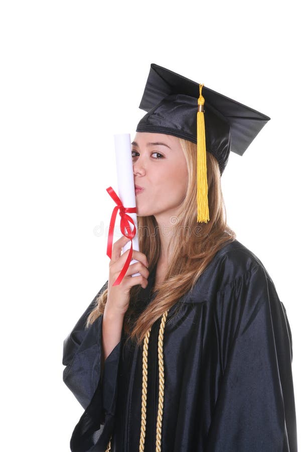 Graduation Woman stock photo. Image of completion, achievement - 3327002