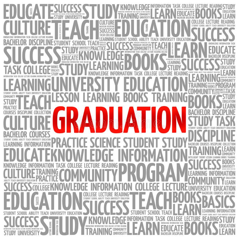 Graduation Word Collage