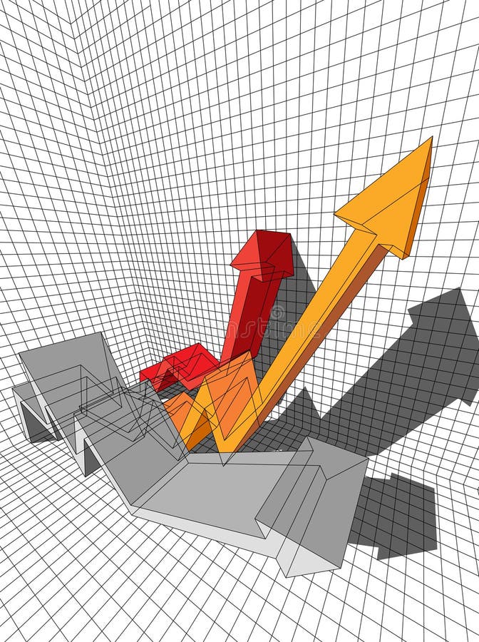 Graf vektor illustrationer. Illustration av tillväxt - 10216752