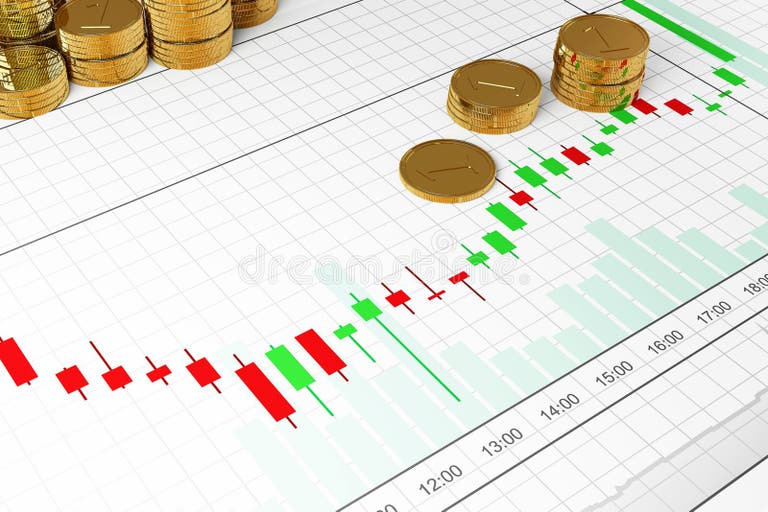 Graf av Crypto-valuta stock illustrationer. Illustration av kommers ...