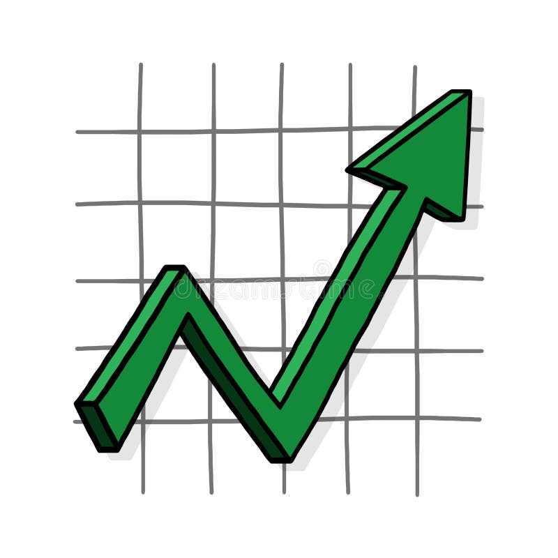 Graf upp illustration stock illustrationer. Illustration av positivt ...