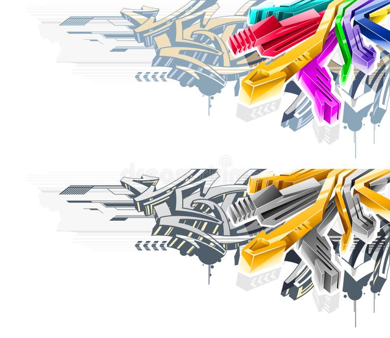 Border Graffiti Stock Illustrations – 53,432 Border Graffiti Stock ...