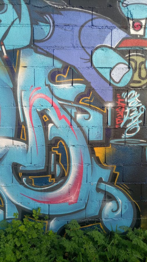Arte Abstracto Del Graffiti. Fotografía editorial - Imagen de extracto ...