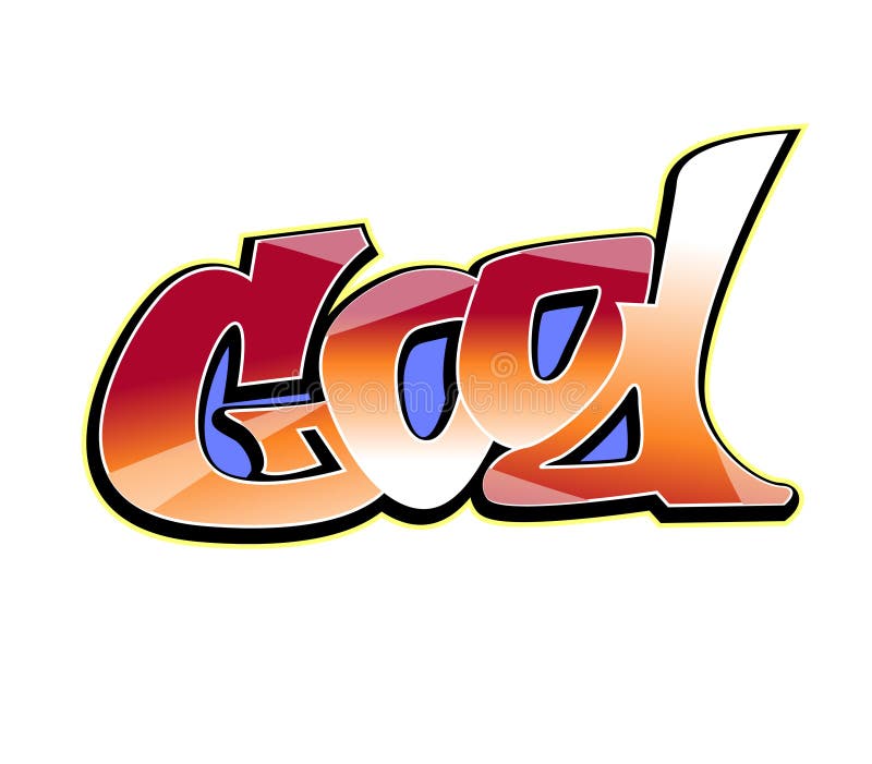 Graffiti art design, good stock vector. Illustration of white - 14133321