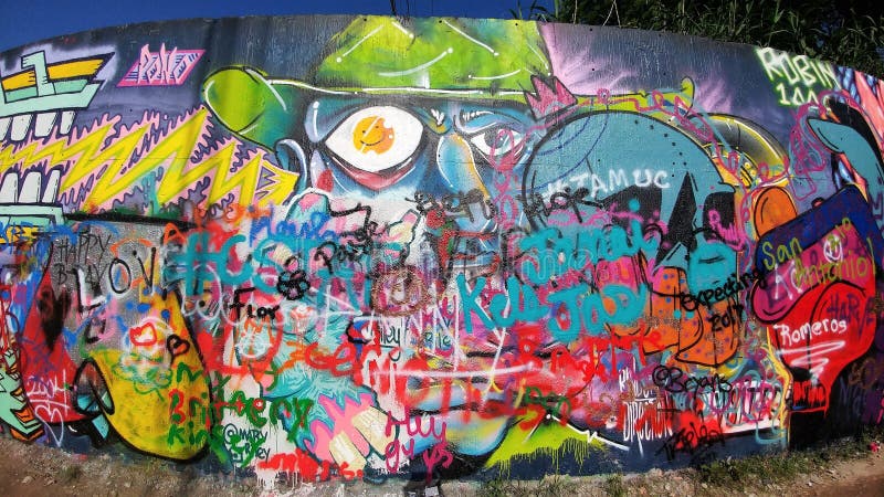 Graffiti, Art, Street Art, Mural Stock Image - Image of mural, graffiti ...
