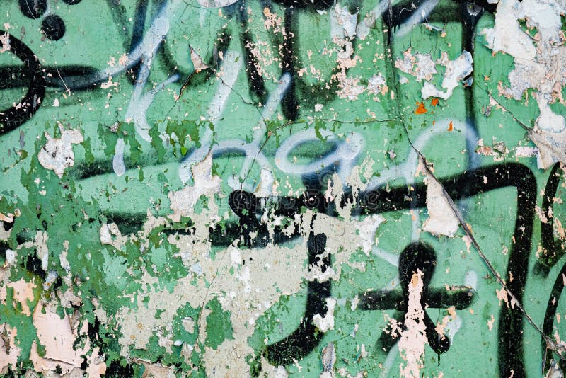Graffiti Art Wall Old Texture Background Stock Photo - Image of ...