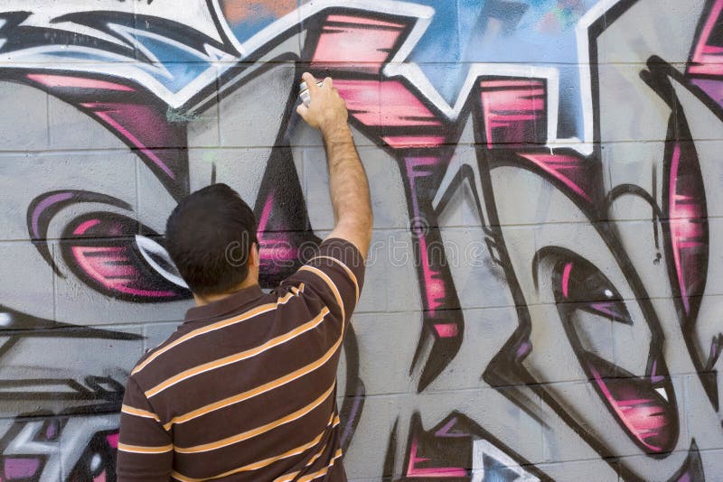Graffiti Artist editorial stock image. Image of artwork - 5281719