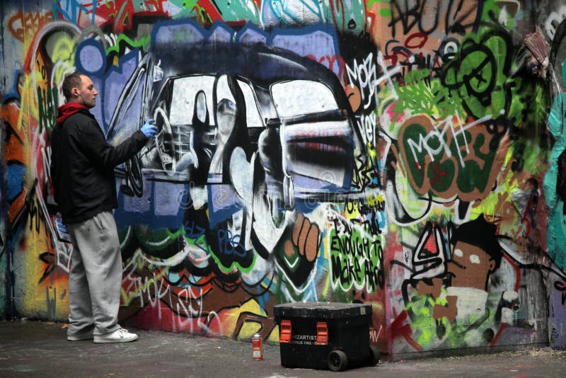 Wicked Photographer Graffiti Editorial Stock Image - Image of editorial ...