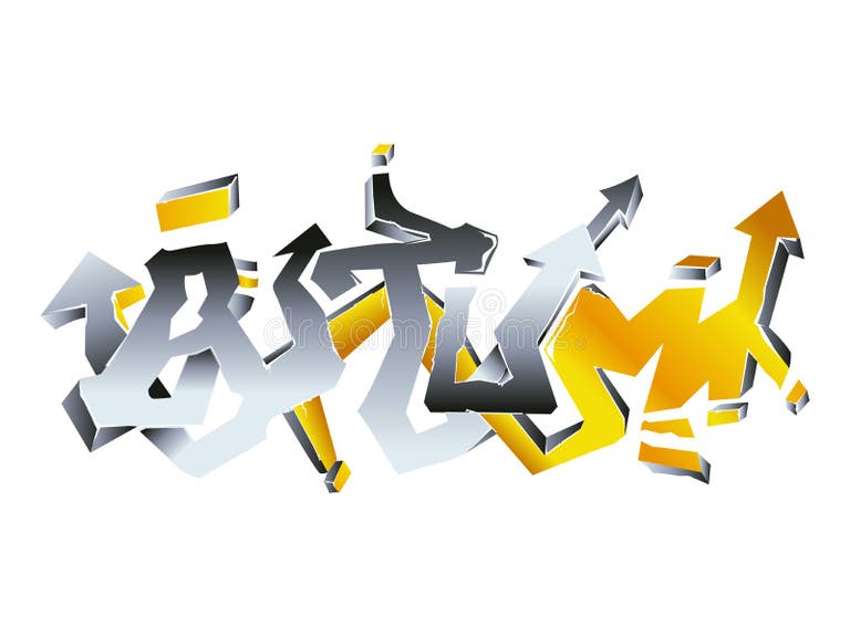 Graffiti autumn stock vector. Illustration of pattern - 3944647