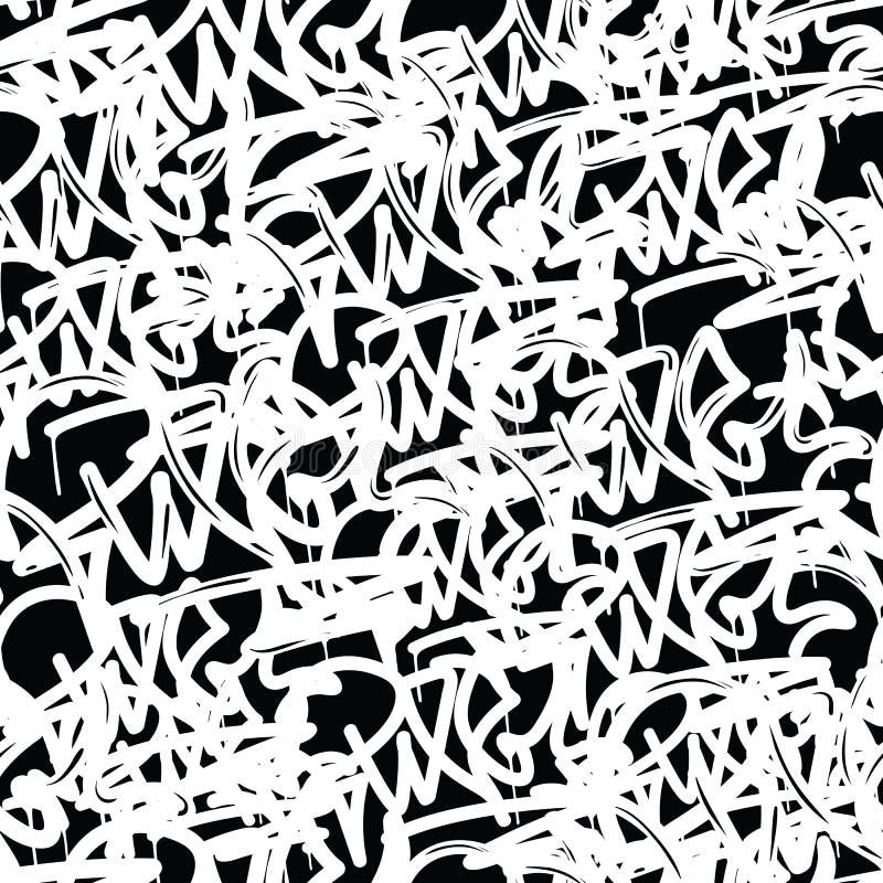 Graffiti Word Seamless Pattern Stock Illustrations – 978 Graffiti Word ...