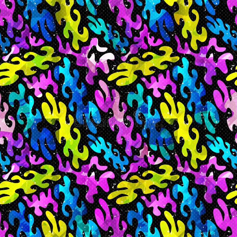 Graffiti Background Seamless Texture Stock Illustration - Illustration ...