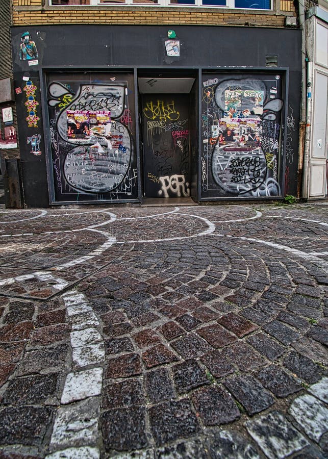 Graffiti on Shop Front Peckham South London Uk. Editorial Stock Photo ...