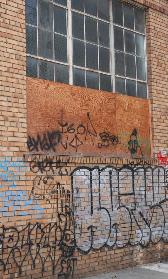 Graffiti stock image. Image of defacement, wall, building - 43854375