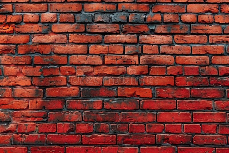 Graffiti Canvas Red Brick Wall Pattern Texture, Ideal for Inscriptions ...