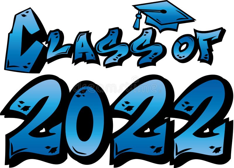 Class Of 2022 Blue Clipart