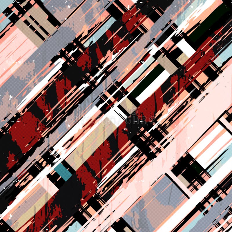 Graffiti Colored Geometrical Objects Illustration Stock Illustration ...