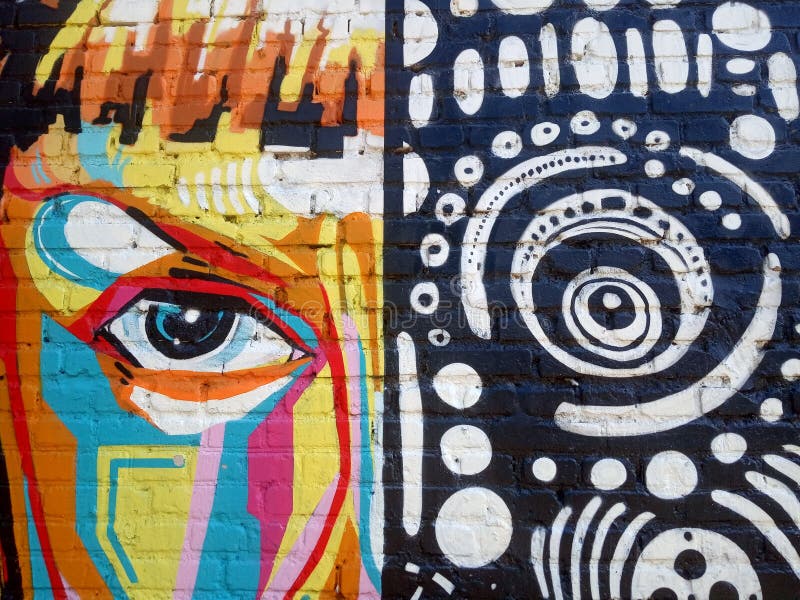 Graffiti, Colored Wall, Multi-colored Abstract Graffiti Editorial Photo ...