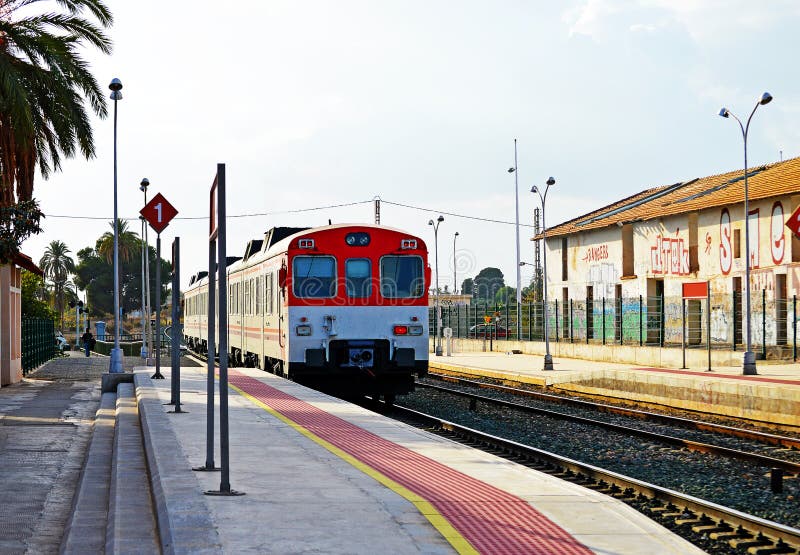 A Graffiti Covered Railway Train Station Editorial Stock Photo - Image ...