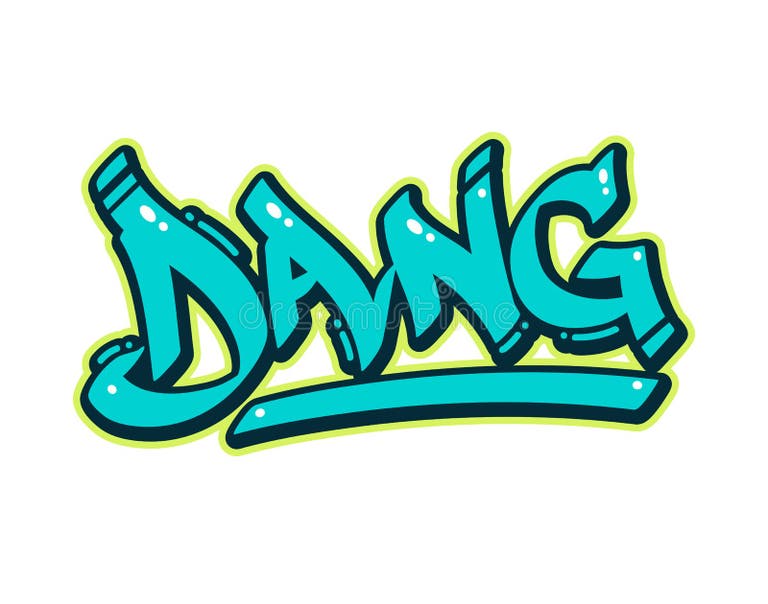 Graffiti Dang Stock Illustrations – 1 Graffiti Dang Stock Illustrations ...
