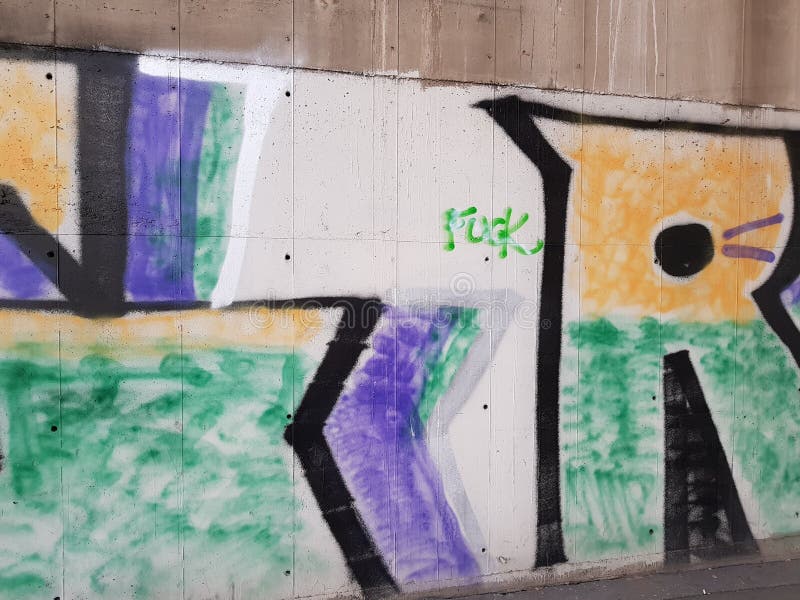 Colorful graffiti dots stock image. Image of painted - 140400059