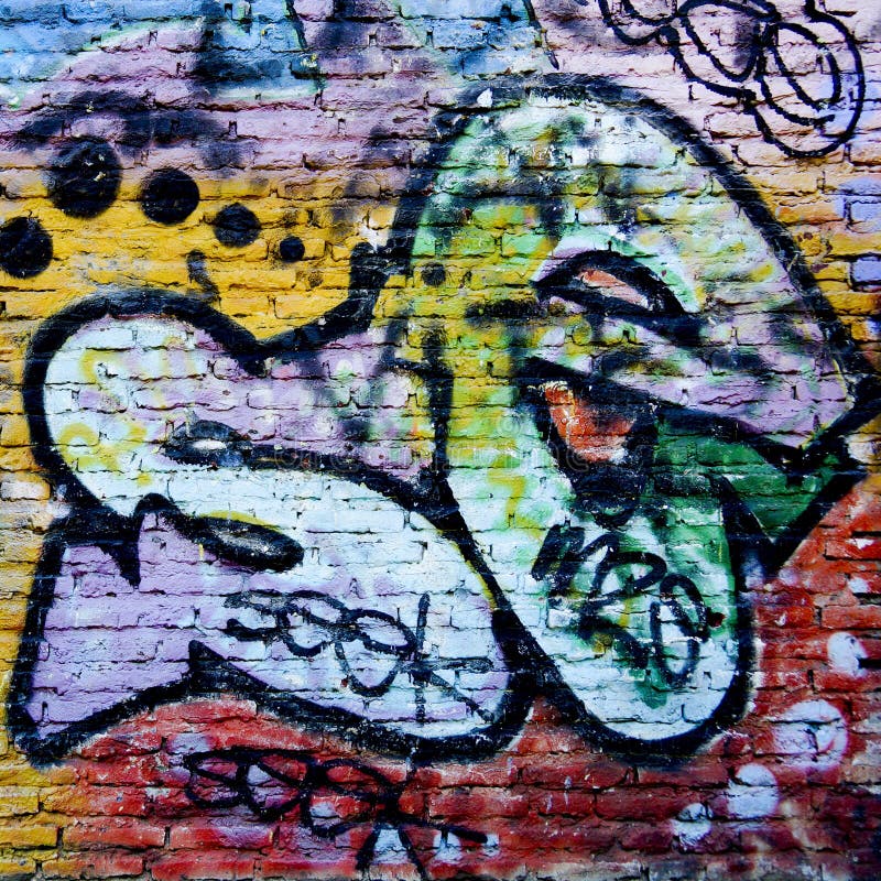 Graffiti detail editorial stock photo. Image of brick - 32428768