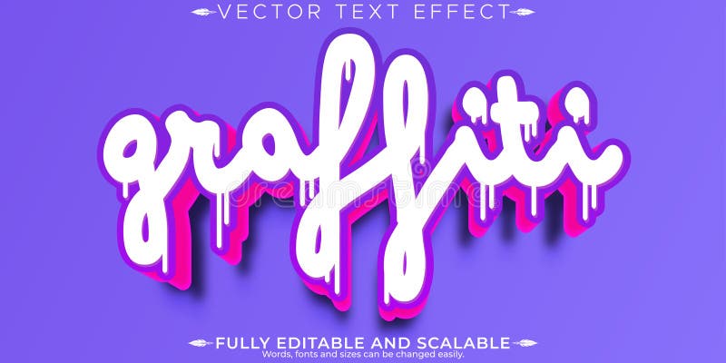 Graffiti Editable Text Effect, Editable Street and Urban Text Style ...