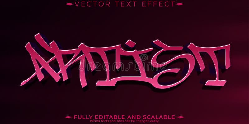Graffiti Editable Text Effect, Editable Street and Urban Text Style ...