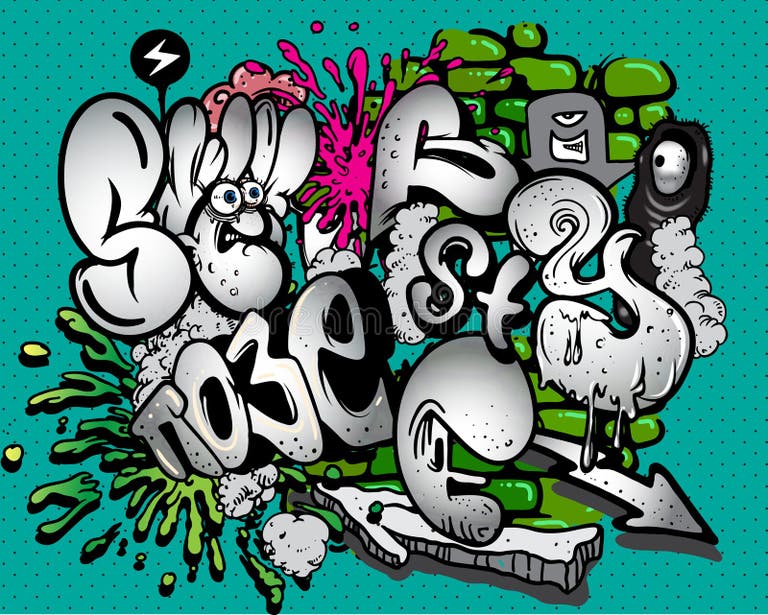 Graffiti Elements Stock Illustrations – 23,771 Graffiti Elements Stock ...